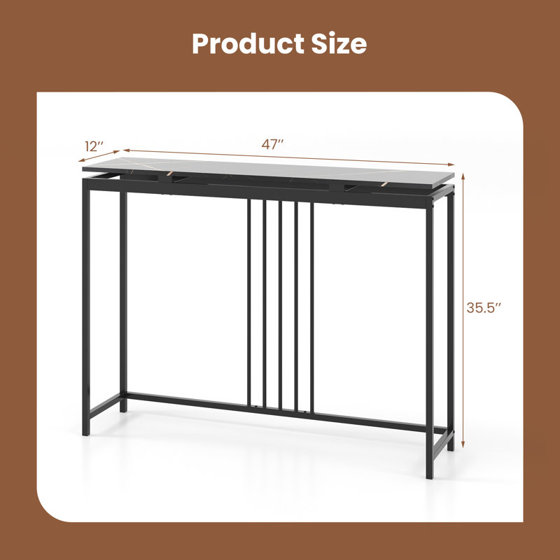 Ebern Designs Mensch 48'' Console Table & Reviews | Wayfair
